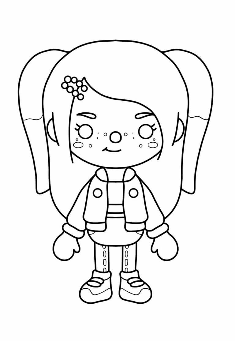 Toca Boca World para Colorir e Imprimir