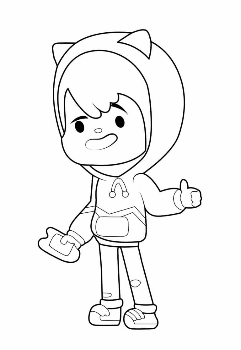 Toca Boca World para Colorir e Imprimir