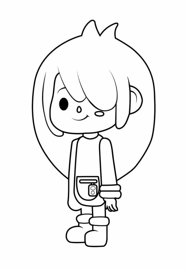Toca Boca World para Colorir e Imprimir