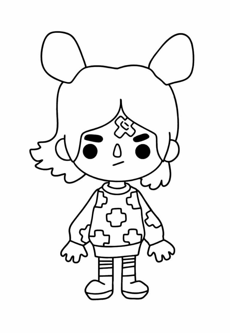 Toca Boca World para Colorir e Imprimir