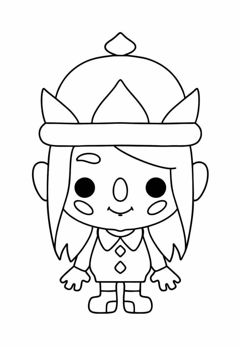 Toca Boca World para Colorir e Imprimir