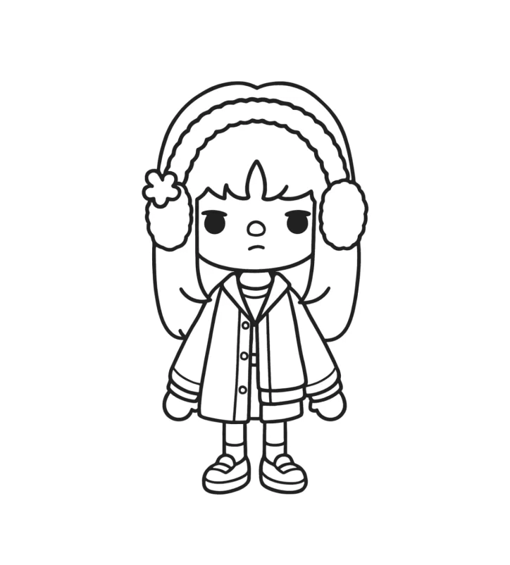 Toca Boca World para Colorir e Imprimir