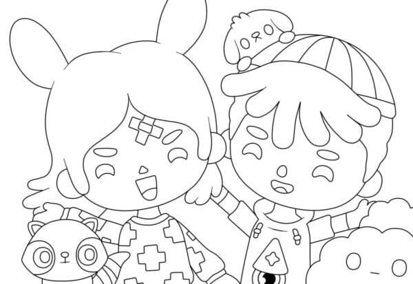 Toca Boca World para Colorir e Imprimir