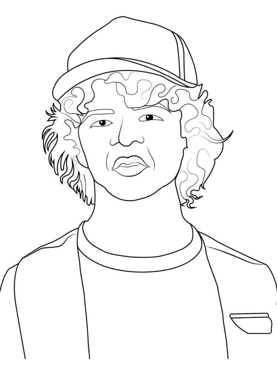 Stranger Things para Colorir e Imprimir