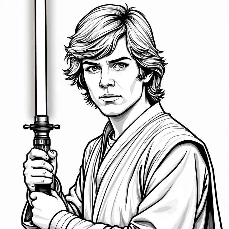 Star Wars para Colorir e Imprimir